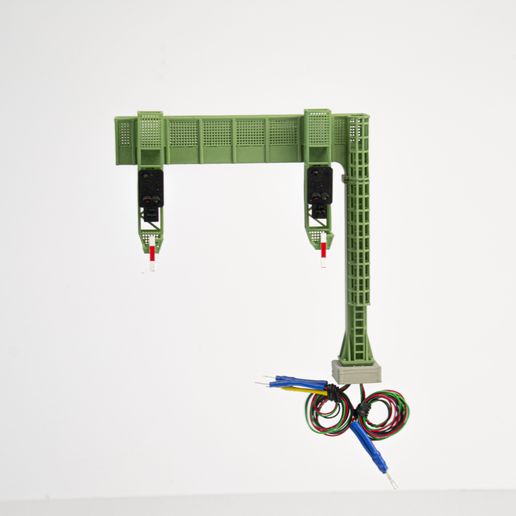 Free STL file [ZM H0 scale] DB HV Signal bridge (Hp0 & Hp1)x2 (resin) 🌉 ...