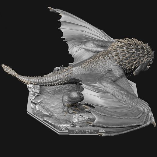 🐉 The Dread Dragon・ STL File for 3D printing・Cults