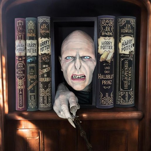 📚 Voldemort with removable wand (Book Nook)・ 3D File for 3D printing・Cults