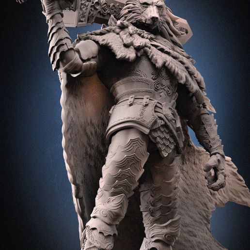🐺 Blaidd v1・ STL File for 3D printing・Cults