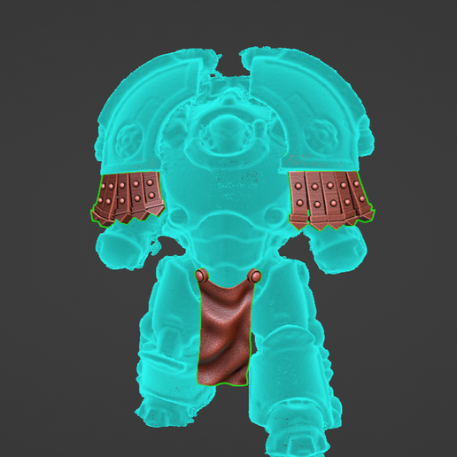 🔺 Shoulder Pteruges (Triangle Weights) For Large Exo-Armour・ 3D File ...