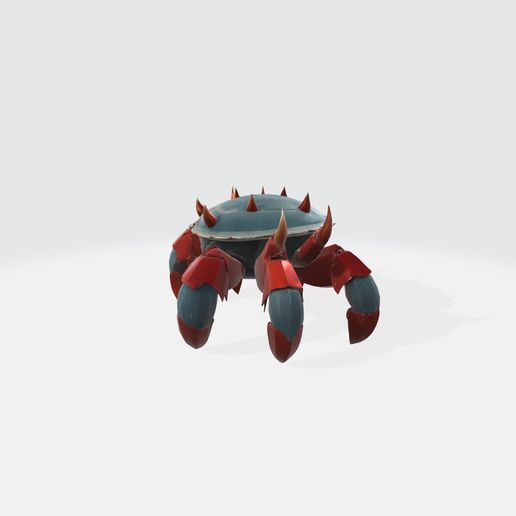 🦀 Armored Battle Crab・ 3D File for 3D printing, Papercraft & Origami ...