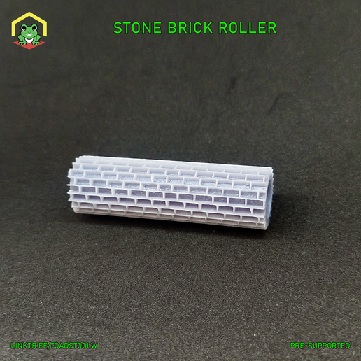 🧱 Stone brick roller・Free STL File for 3D printing・Cults