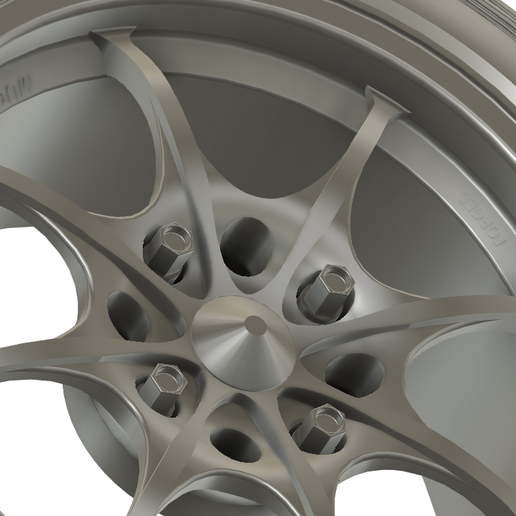 🚗 1/24 16x7 Mugen MF8 4Hx114.3 wheels・ 3D File for 3D printing・Cults