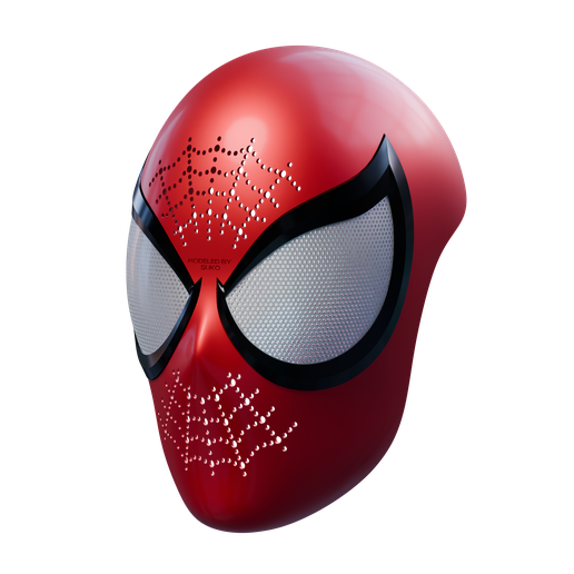 🦸‍♂️ Classic 2 Spider-Man Faceshell・ 3D File for 3D printing・Cults