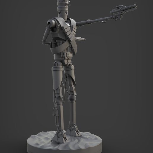 🤖 ig-11 from mandalorian 3D print model・ STL File for ・Cults