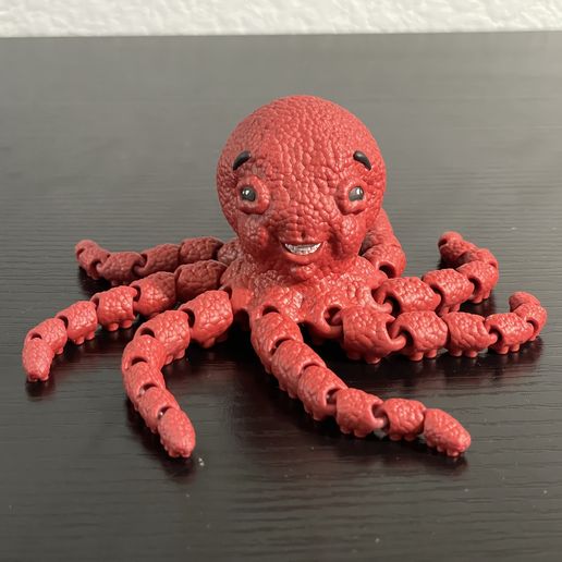 🐙 Articulated Octopus・Free STL File for ・Cults
