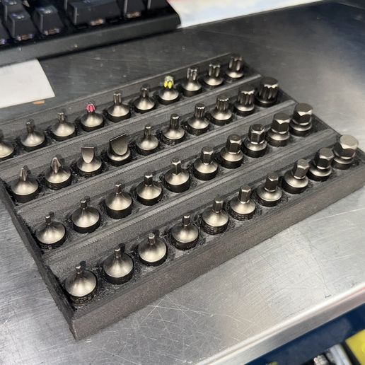 STL file 40pc Stubby socket tray 🧰 ・3D printer design to download・Cults