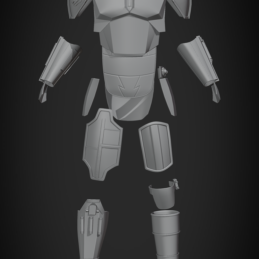 ⭐ The Mandalorian Mando Armor for Cosplay・ STL File for ・Cults
