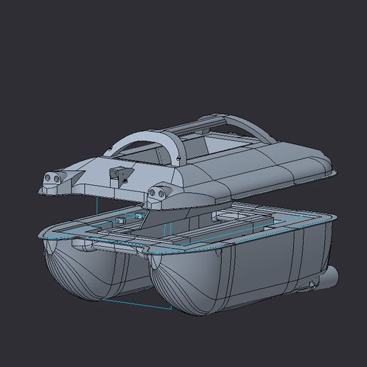 🛥️ Bait Boat ZJ・ STL File for 3D printing・Cults