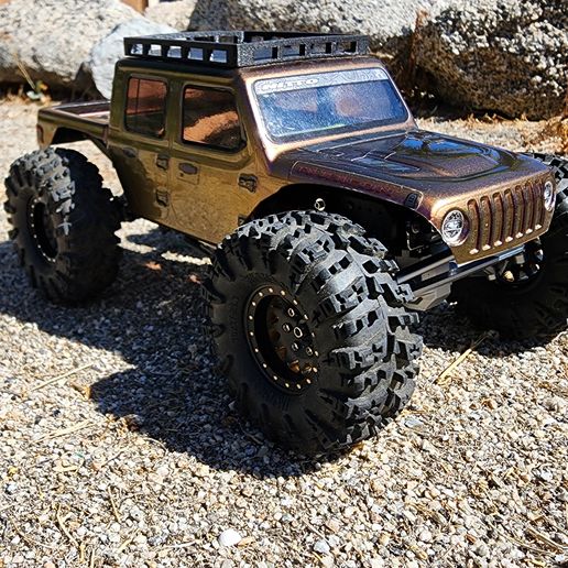 👽 Scx24 Gladiator LCG Chassis・ STL File for 3D printing・Cults