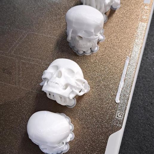 💀 Skull Finials・Free 3D File for ・Cults