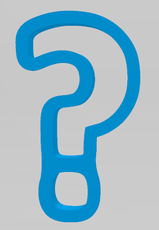 question mark cutter