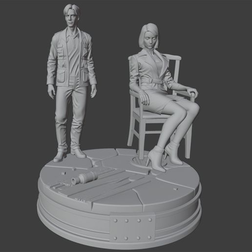 👾 SILENT HILL 2 JAMES + MARIA・ STL File for 3D printing・Cults