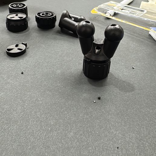 🧢 Double cap for essential oil inhaler, popper・3D Print with the P110 ...