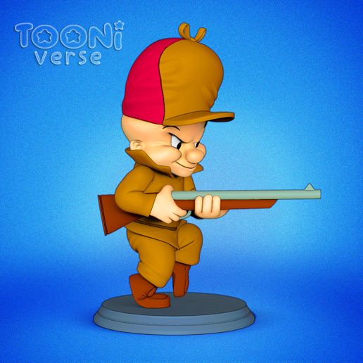 STL file ELMER | LOONEY TUNES 🏹 ・3D print design to download・Cults