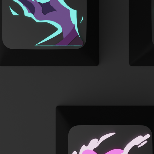 🎲 Ahri KEYCAPS・ 3D File for 3D printing・Cults