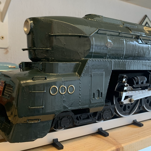 3D file PRR T1 Steam Locomotive 1:29 G Gauge 😤 ・Template to download ...