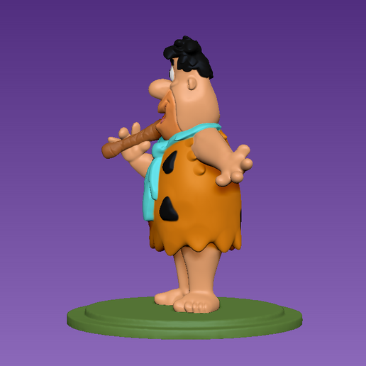 🦖 fred flintstone from the flintstones cartoon series・ OBJ File for 3D ...