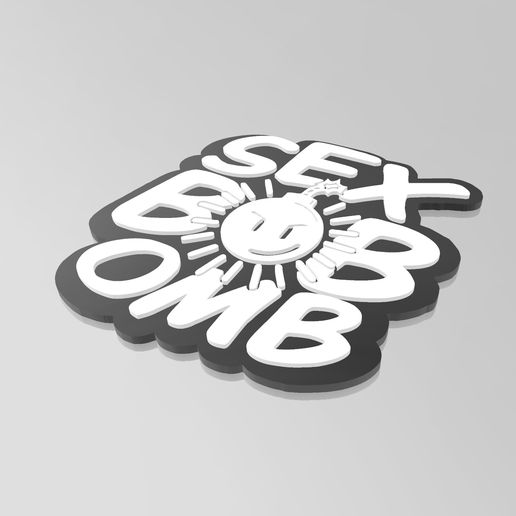 🏢 Sex Bob Omb Logo・ Stl File For 3d Printing And Cnc Machining Laser