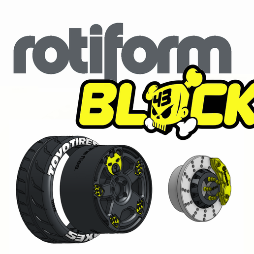 🛞 1/18 ROTIFORM KEN BLOCK WHEEL -LBWK / LIBERTY WALK / PORSCHE / VW ...