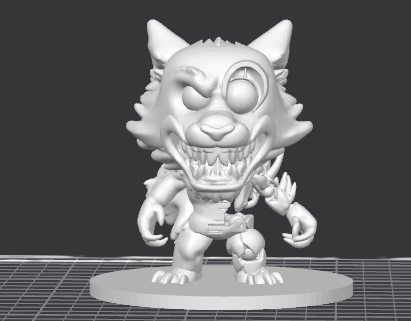 🐺 Twisted Wolf funko pop・Archivo STL para Impresión 3D・Cults