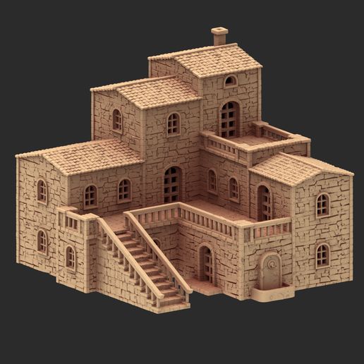 🏗️ Provence Architecture Part 3 - x8 Printable STL Buildings (28mm ...