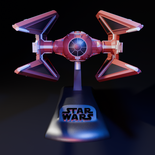Archivo STL STARWARS | Emperor's Guard TIE fighter + Base 💂 ・Diseño de ...