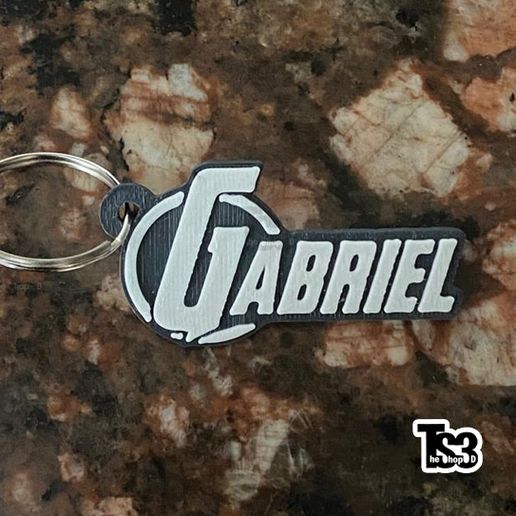免费 STL 文件 Keychain Avengers v2 Gabriel 🗝️ ・可下载 3D 打印机设计・Cults