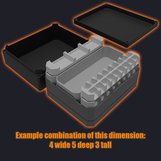 📦 Kill Team 2024 Token Box - Modular・Free 3D File for 3D printing・Cults