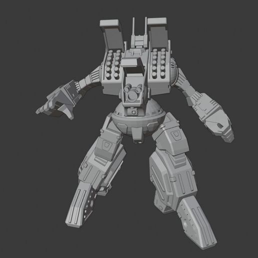 🔨 Robotech RPG Tactics Destroid Gladiator Spartan Macross 4 poses・ 3D ...