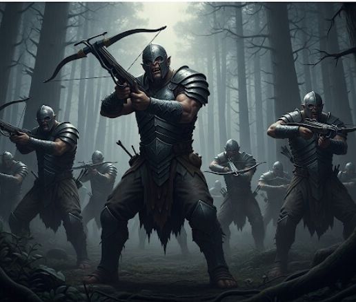 😈 Devil men crossbows・ 3D File for 3D printing・Cults