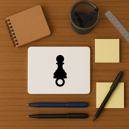 ♟️ Chess pawn keyring (pawn)・ STL File for 3D printing and CNC ...