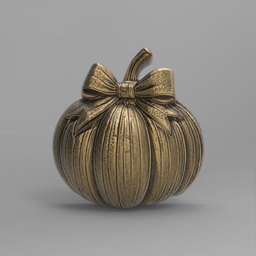 STL file pumpkin ribbonbow cnc 🎃 (OBJ)・3D printer design to download・Cults