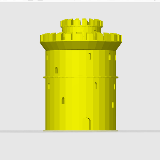 Free STL file Medieval style tower 🏰 ・3D printing model to download・Cults