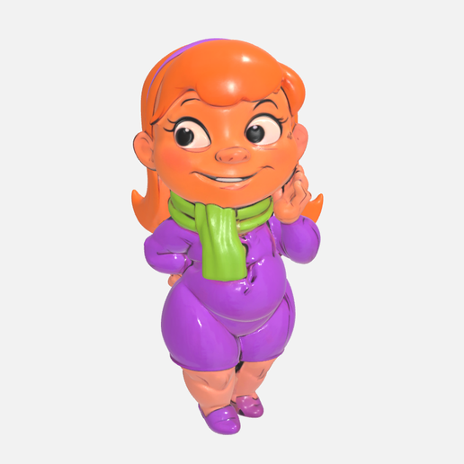 STL file daphne from scoobydoo 👾 ・Design to download and 3D print・Cults