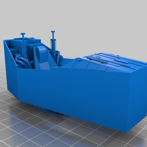 🧑‍ ️ Cockpit and Rebel Pilot for X Wing Luke・Free STL File for ・Cults