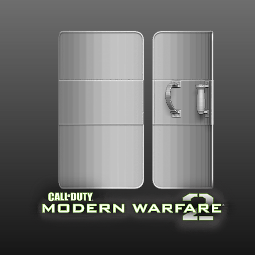 🛡️ riot shield Call of duty mODERN WARFARE 2 warzone・ OBJ File for 3D ...