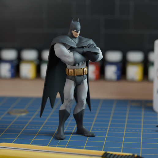 🦇 Batman Cartoon Multiversus Style・ STL File for 3D printing・Cults