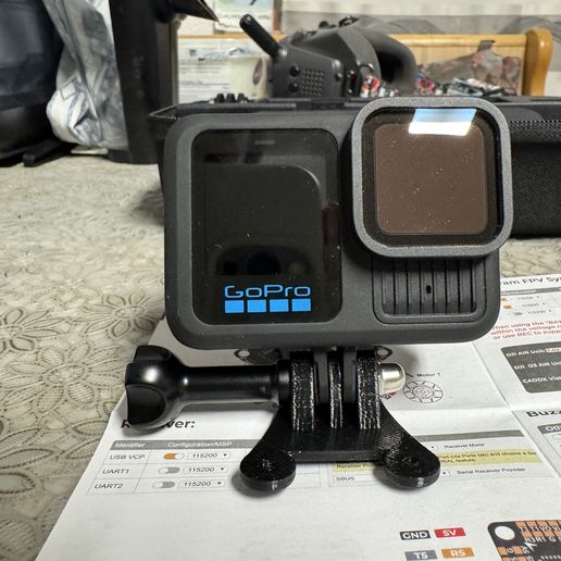 STL file TransTec Laser S Gopro Mount 🧞‍♂️ ・3D printer design to ...
