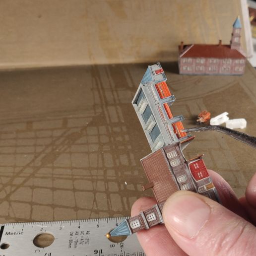 🏠 Firestation 1 in 1:450 scale for 3mm wg and t-gauge model trains・ STL ...