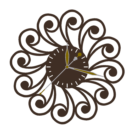 STL file WALL CLOCK FACE 🕰️ ・3D printer model to download・Cults