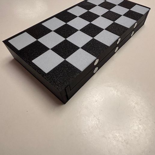 🧲 MODERN MAGNETIC PORTABLE MINI CHESS・ STL File for 3D printing・Cults