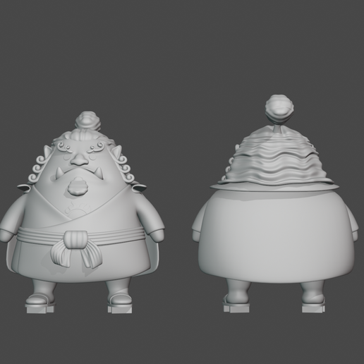 💬 Jinbe Chibi - One Piece・ STL File for 3D printing・Cults