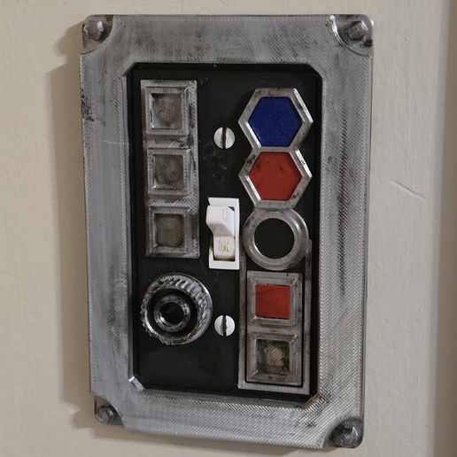 ⭐ Star Wars Light Switch Plate・ STL File for 3D printing・Cults