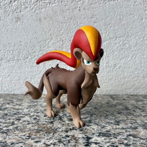 🐉 Pyroar - Pokémon - FanArt・3D Print with the ENDER 3 V2 NEO 3D printer ...