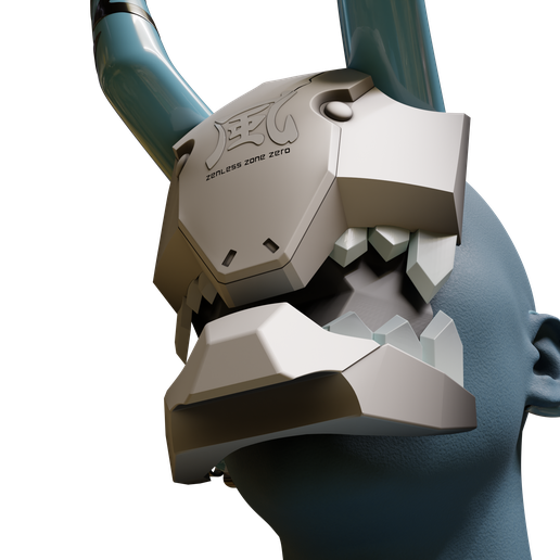 📯 HORN + EARS + mask SOUKAKU COSPLAY・ STL File for 3D printing・Cults