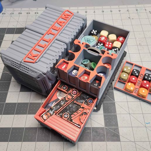 🎲 Kill team 24 official ops token caddy・ 3D File for 3D printing・Cults