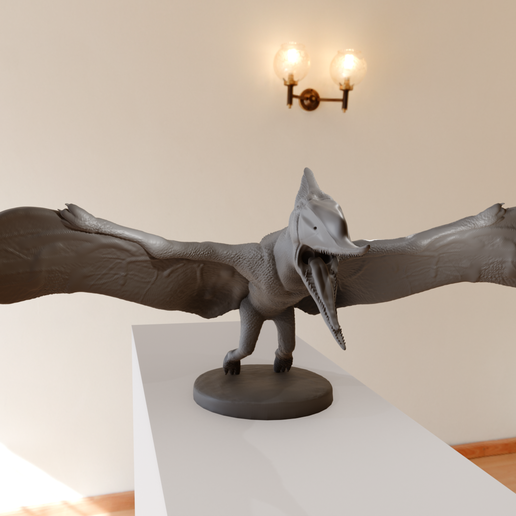 STL file pterodactyl dinosaur flying roaring stl 🦖 ・3D printable model ...