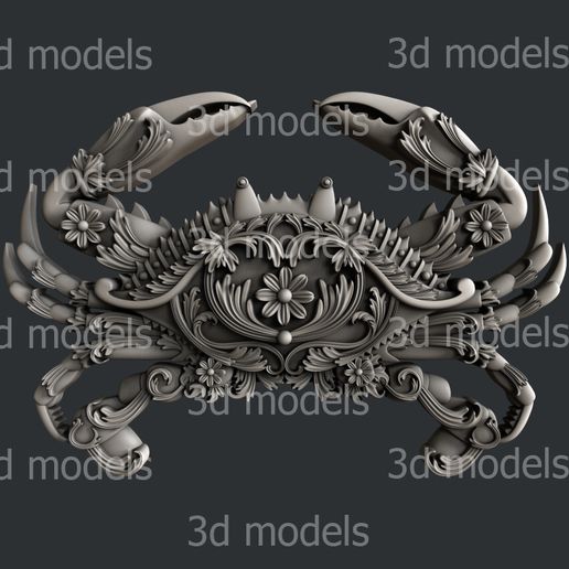🦀 Crab・ STL File for 3D printing・Cults